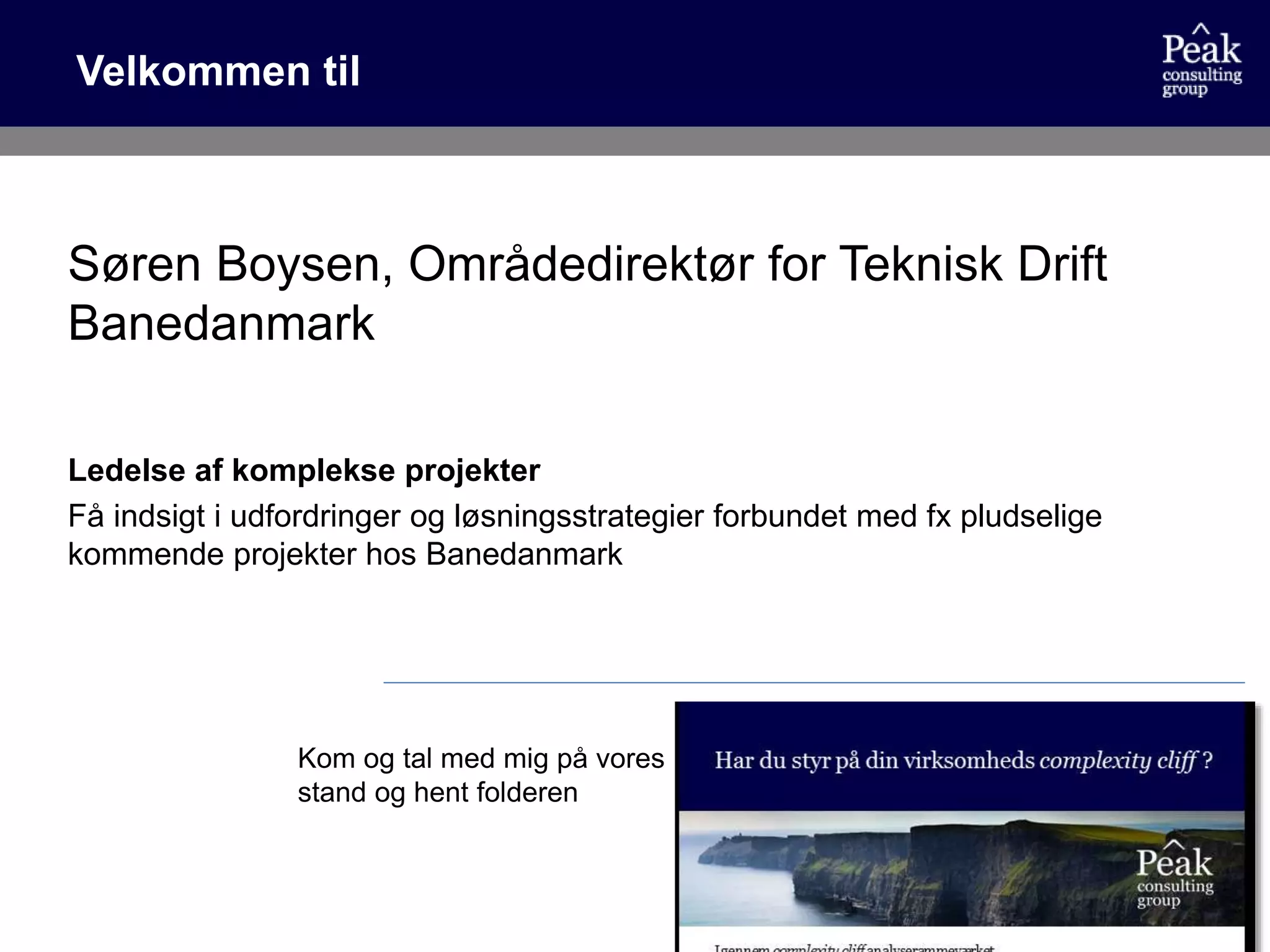 Peak Consulting Group: Kompleksitet i projekter - Complexity cliff ...