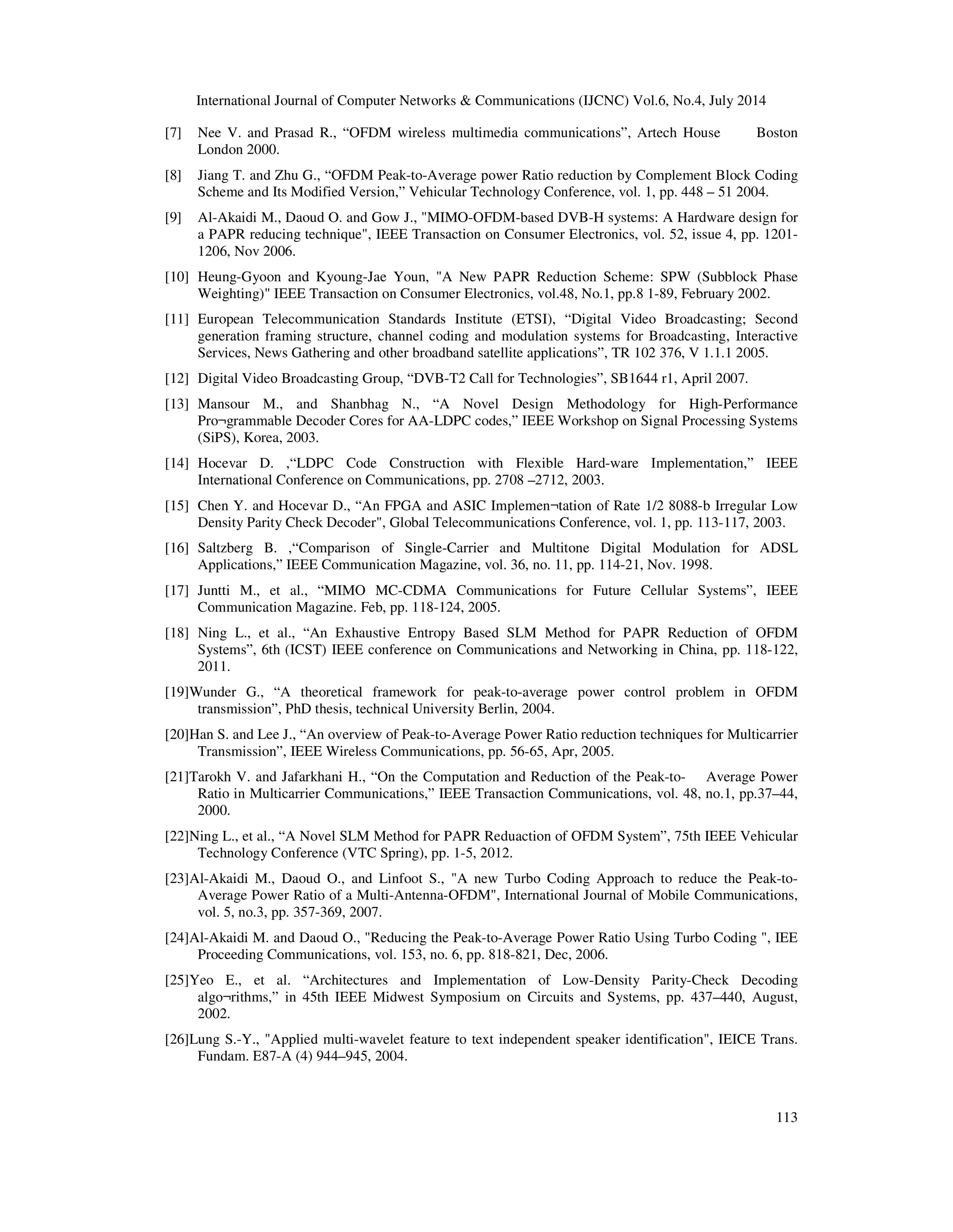 Peak detection using wavelet transform | PDF