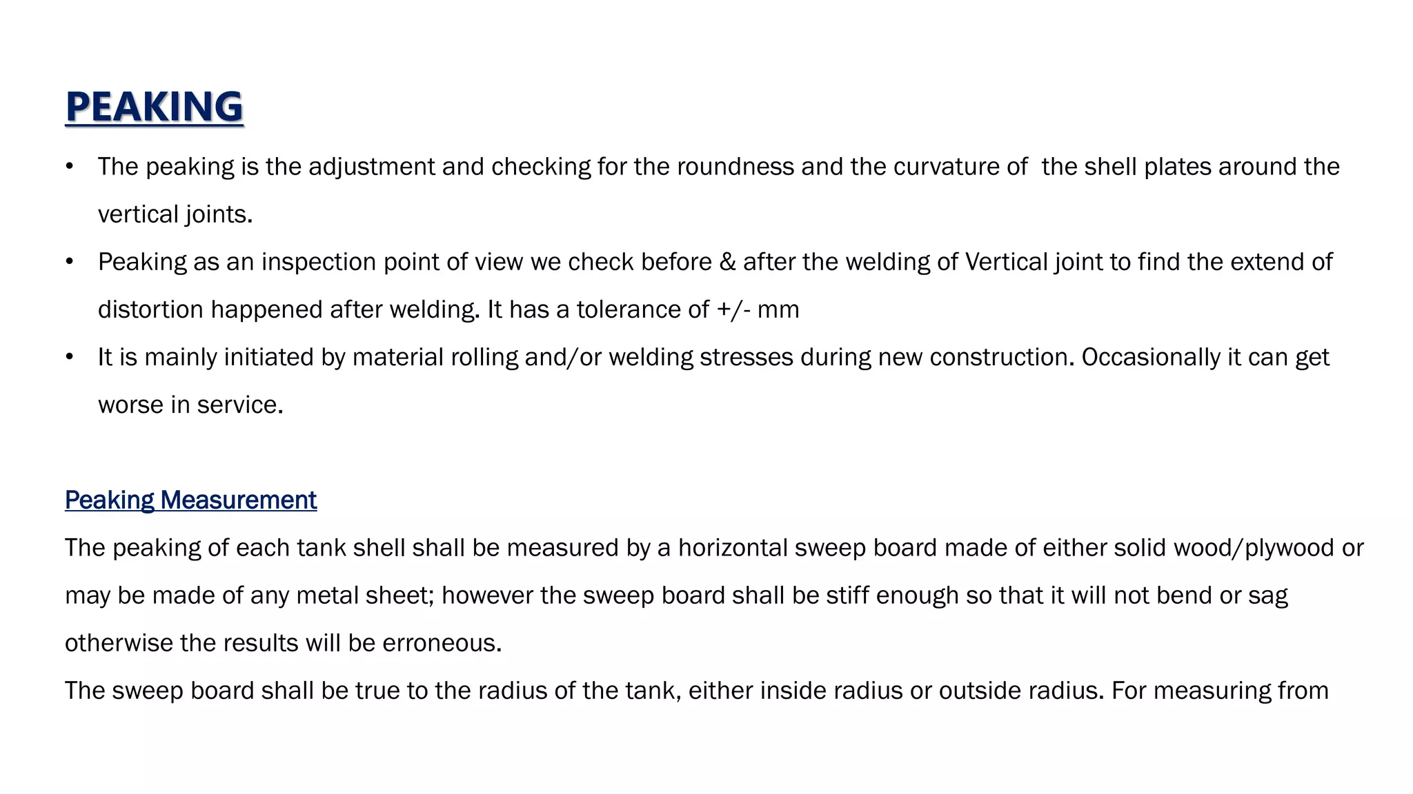 Peaking & Banding | PDF