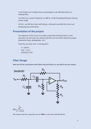 Making a peaking filter by Julio Marqués | DOCX