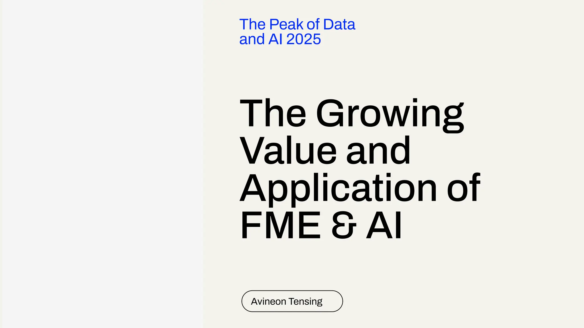 Peak of Data & AI Encore AI-Enhanced Workflows for the Real World | PDF