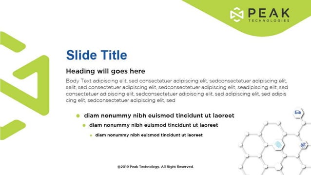 Peak tech ppt | PPSX