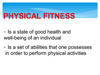 PE AND HEALTH-Introduction Physical Fitness .ppt