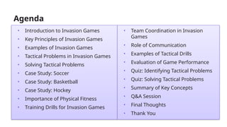 PE AND HEALTH 7 Q2 4Applying Principles and Concepts of Invasion Games ...