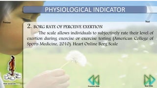 Pe and health 12 (Physiological Indicator) | PPTX
