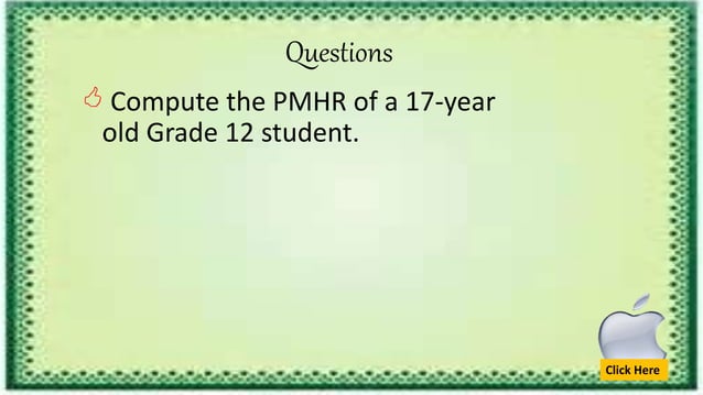 Pe and health 12 (Physiological Indicator) | PPTX | Heart and ...