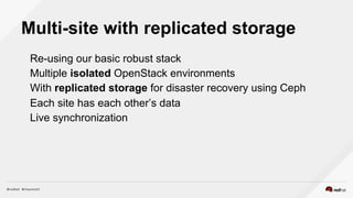 Peanut Butter and jelly: Mapping the deep Integration between Ceph and OpenStack | PPT