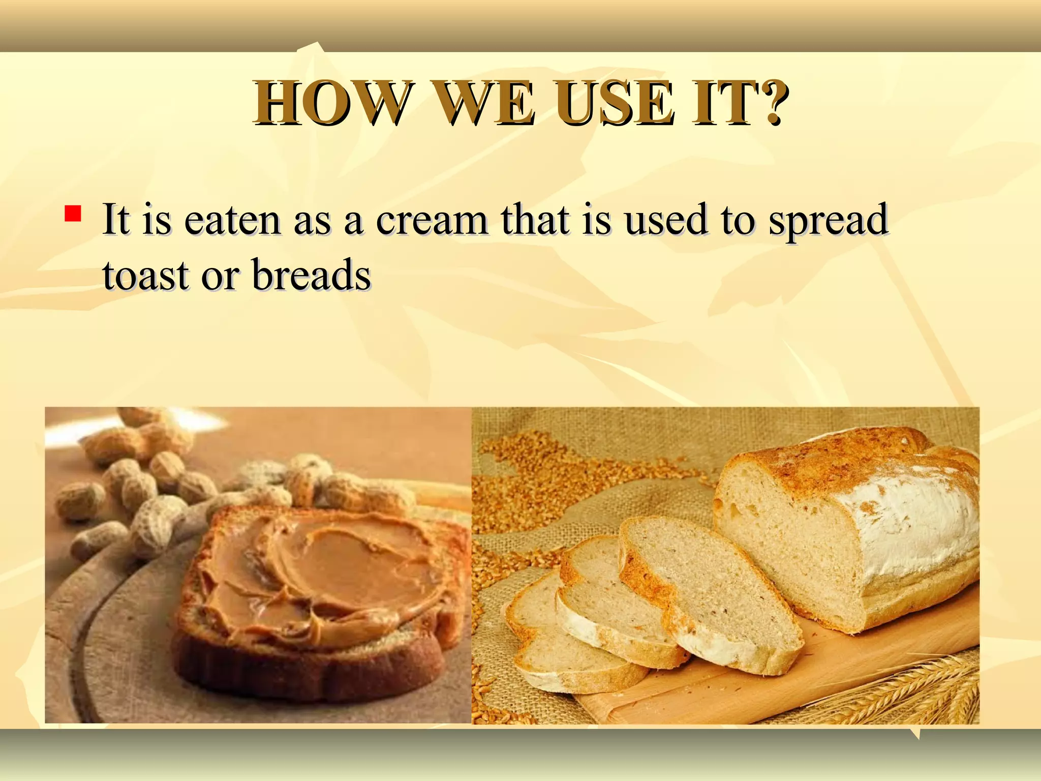 Peanut butter (laura garc^^a lario) | PPT