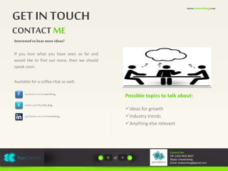 Pitch Deck for a startup job - Pear Comms Deck 1 | PPT