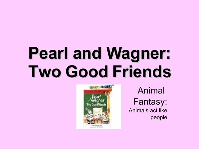 Pearl And Wagner | PPT