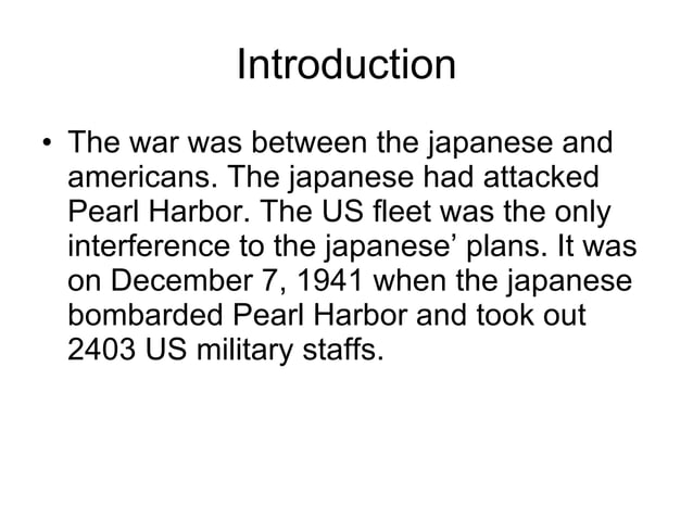 Pearl Harbor | PPT