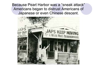 Pearl Harbor & Japanese Internment | PPT
