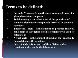 Reaction Yield | PPTX