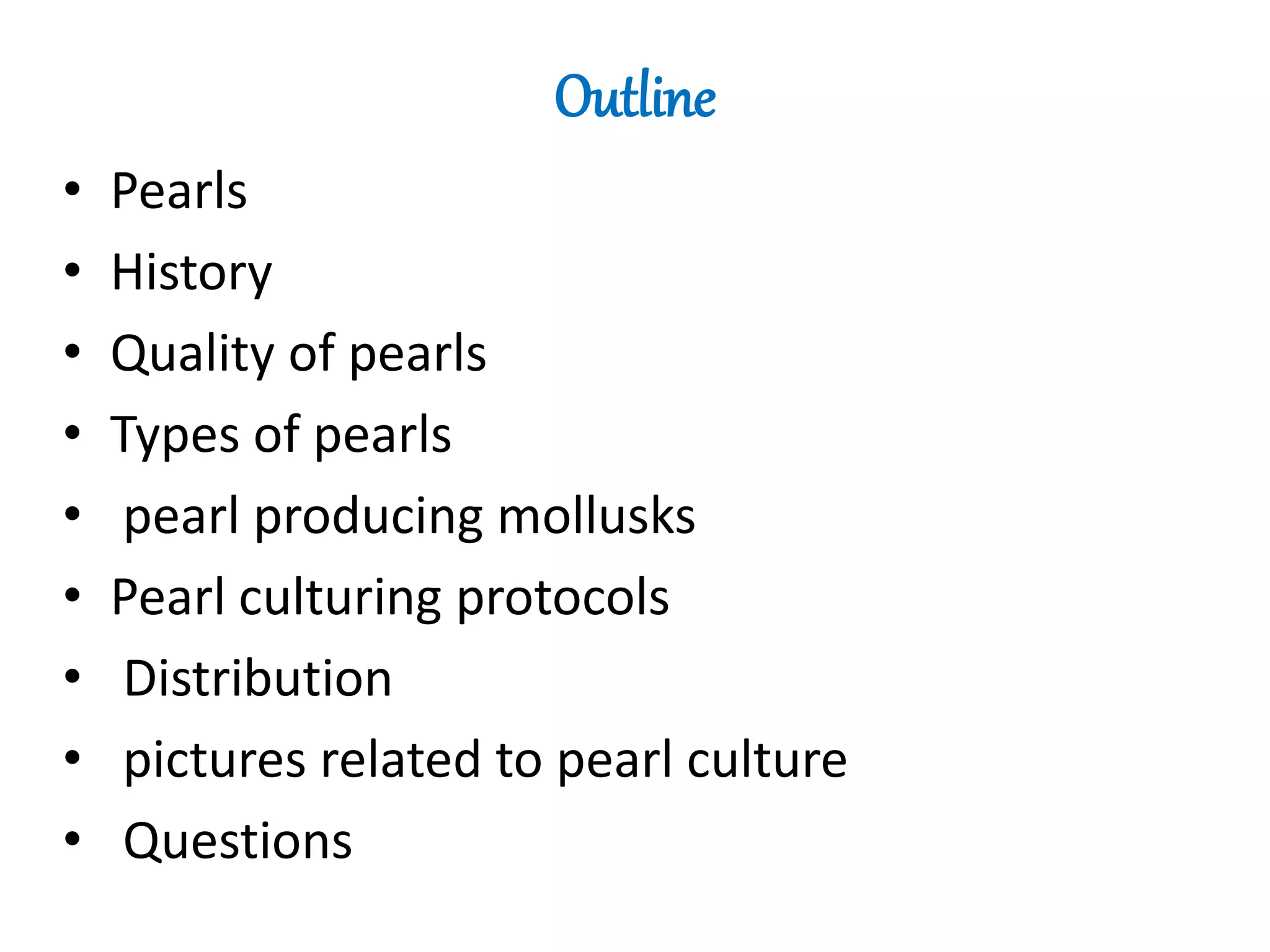 Pearl Culture | PPTX