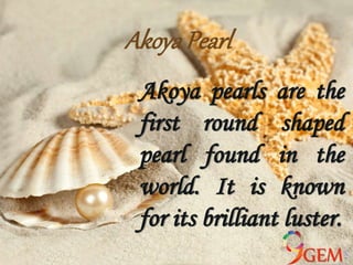 Pearl and its types | PPTX