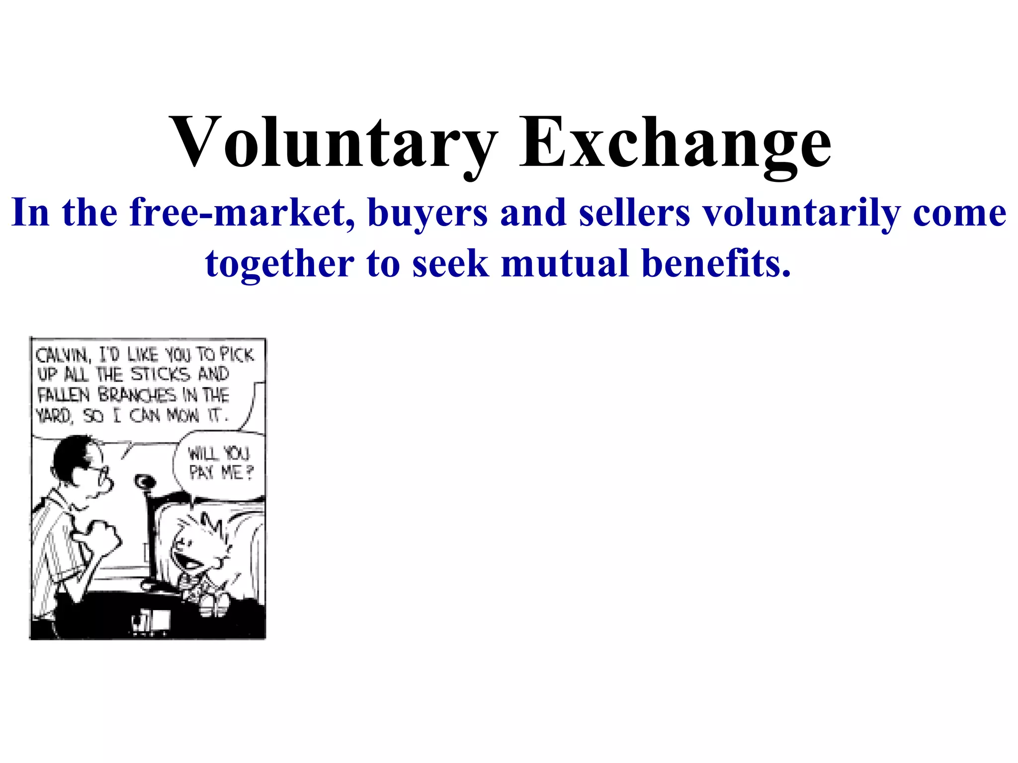 Pearl exchange and voluntary exchange | PPT
