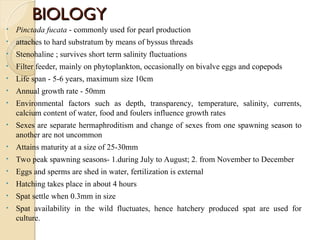 Pearl formation in mollusca for BSc I students | PPT