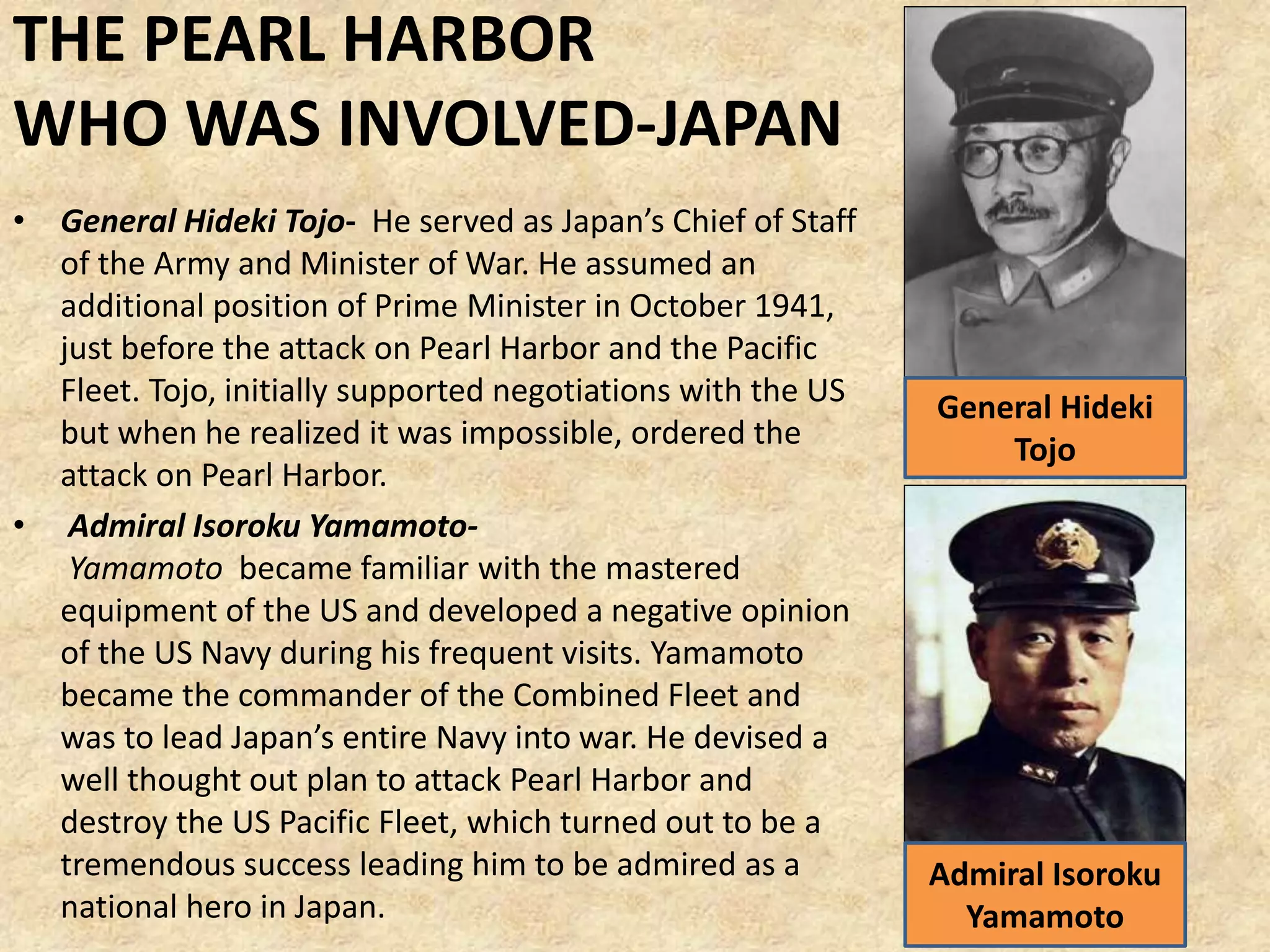 The Pearl Harbor Attack | PPTX