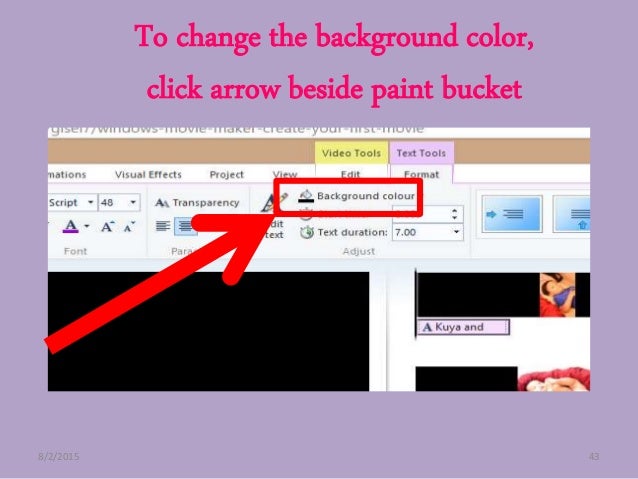 Change Background Color In Windows Movie Maker - zenbad