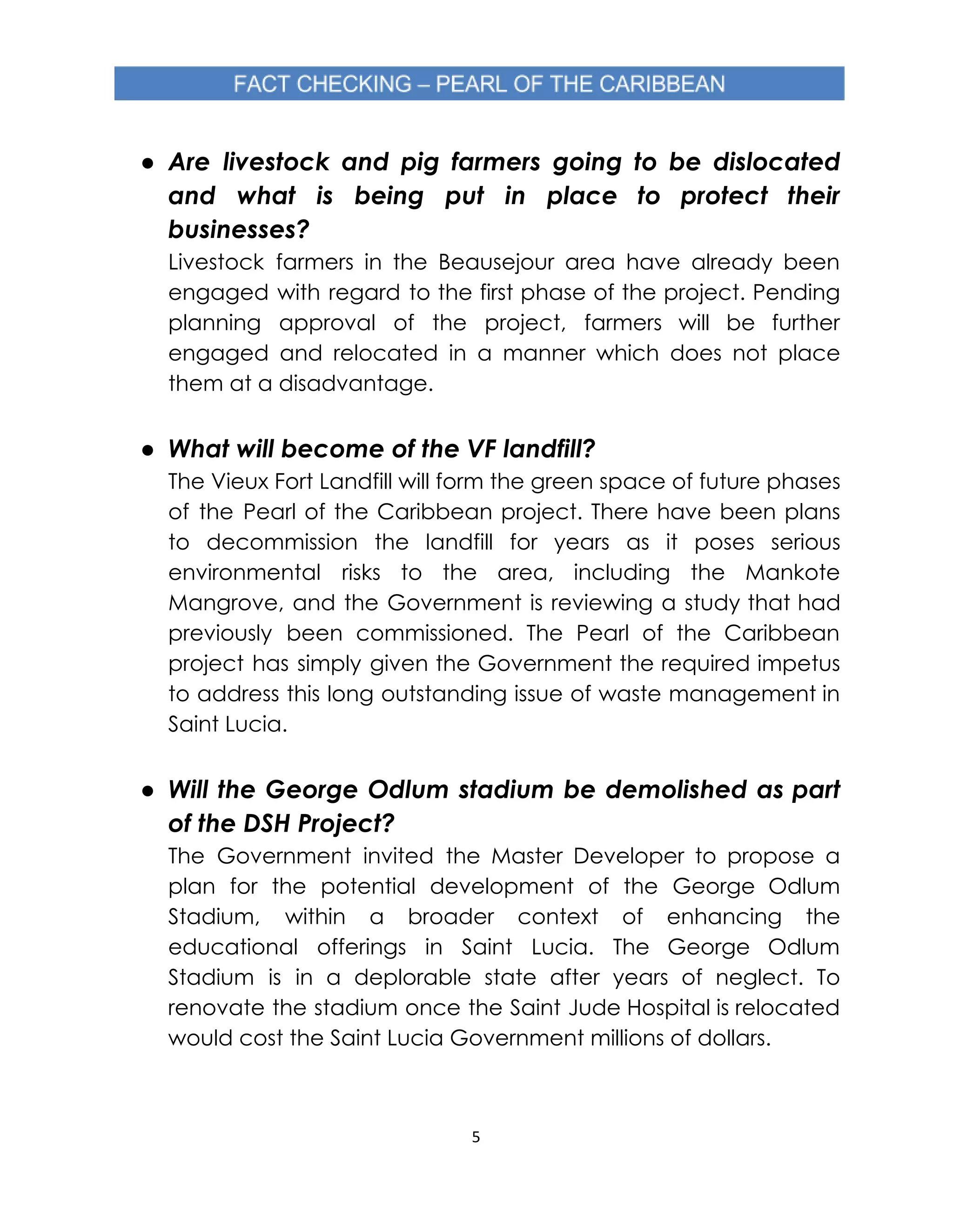 Pearl of the Caribbean Fact Sheet | PDF