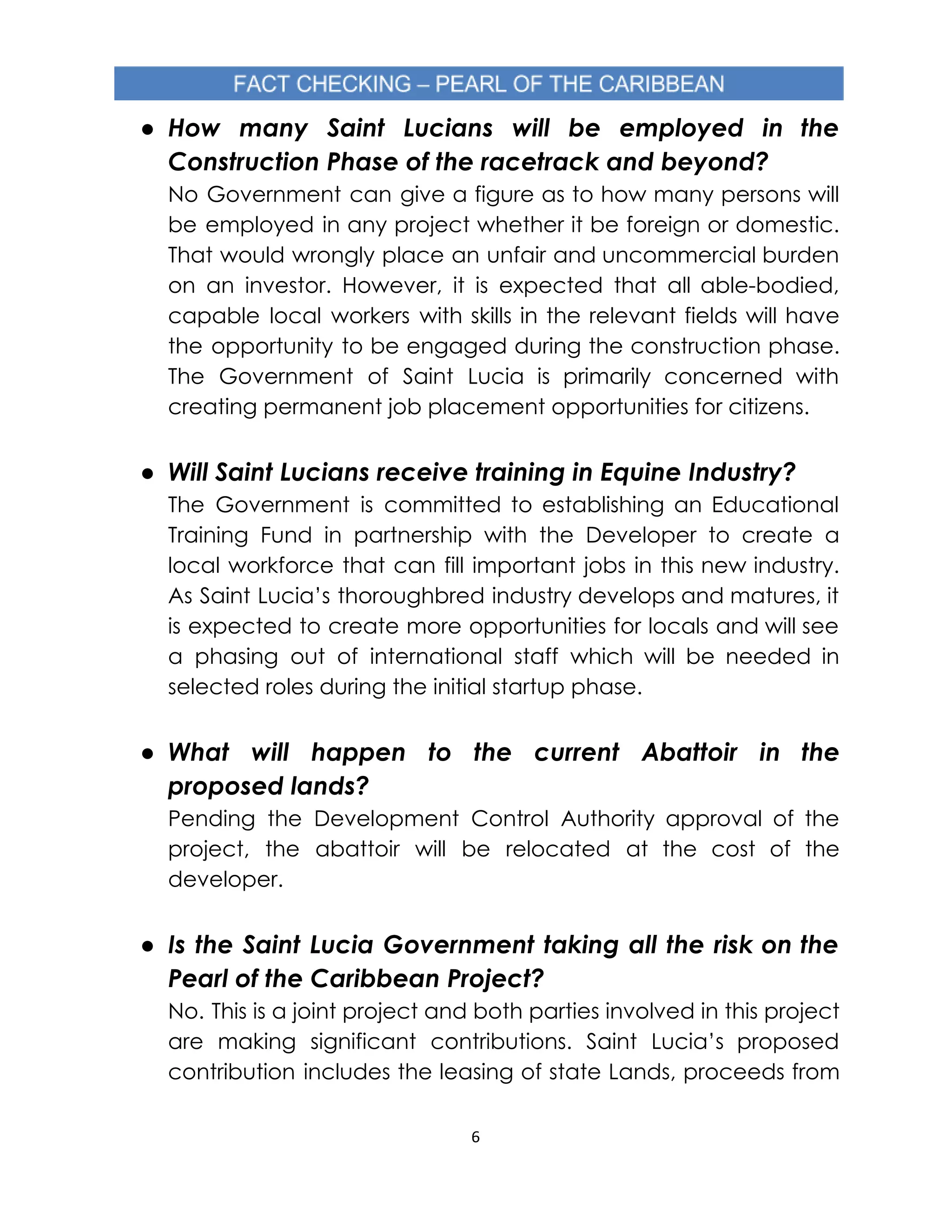 Pearl of the Caribbean Fact Sheet | PDF