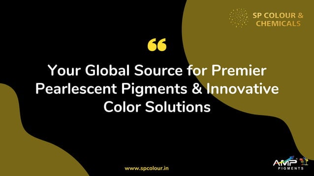 SP colour & chemicals | PPT