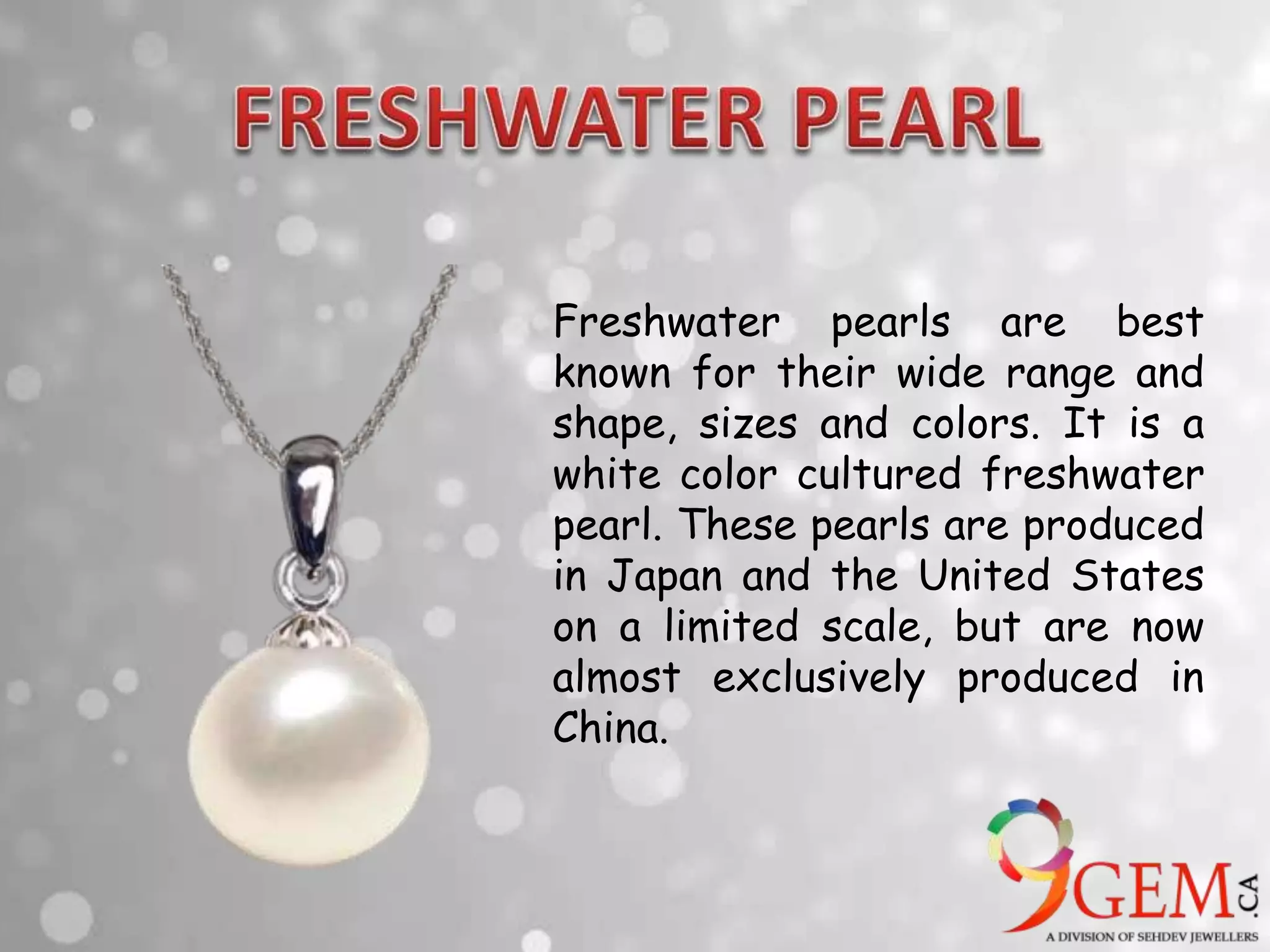 PEARLS AND ITS TYPES | PPT