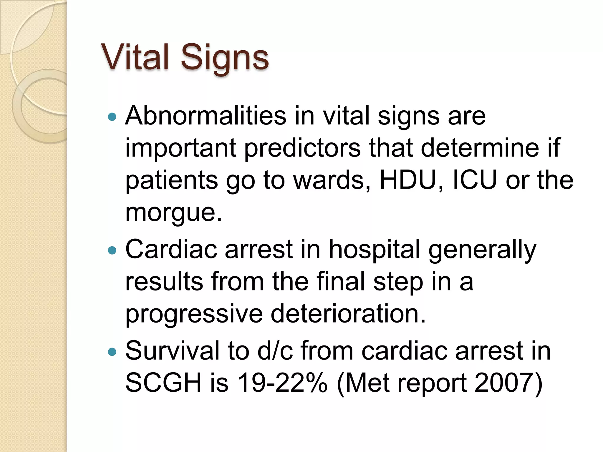 Pearls and pitfalls in vital signs | PPTX