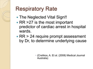 Pearls and pitfalls in vital signs | PPTX
