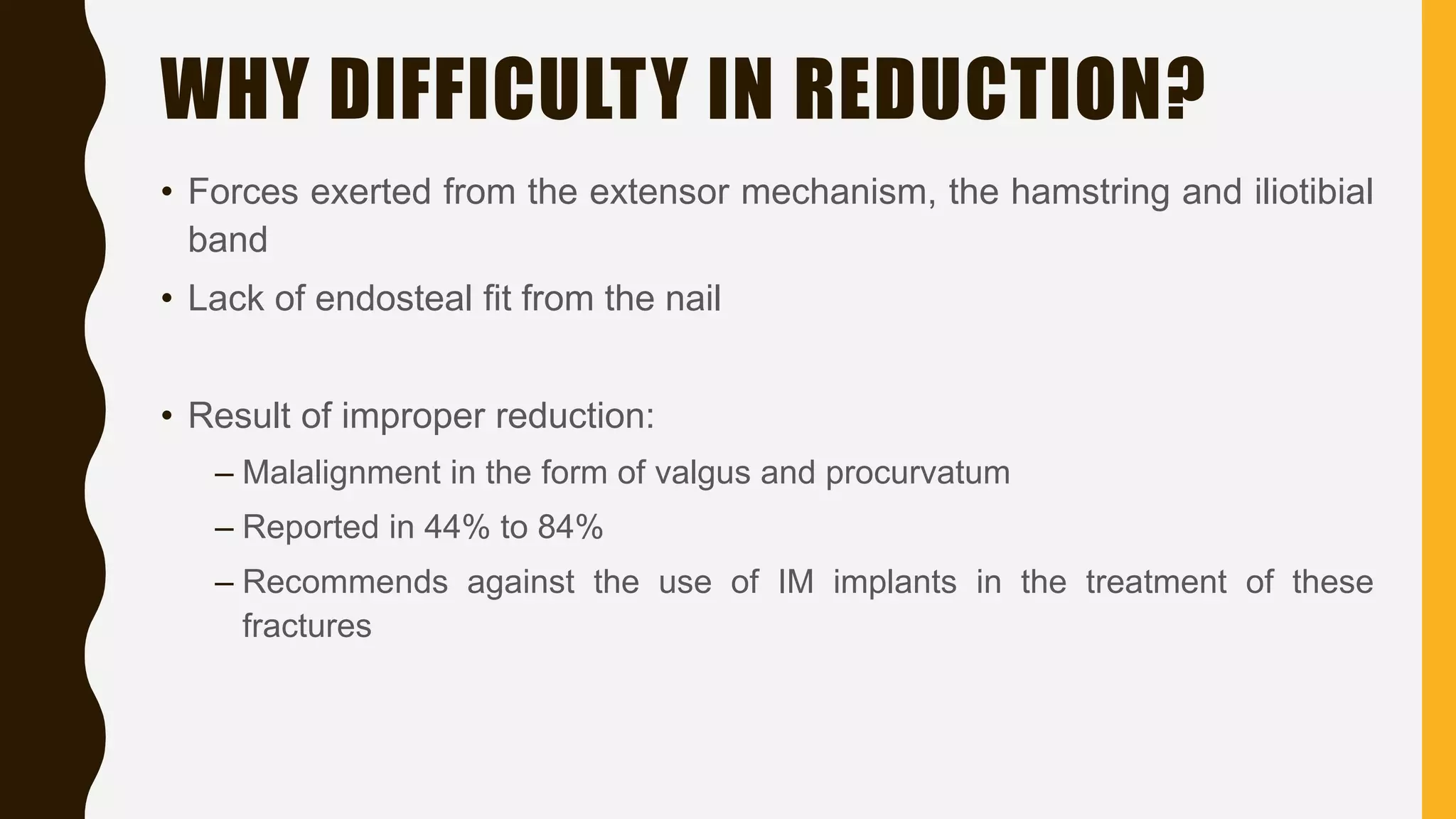 Pearls and pitfalls with im nailing of proximal tibia fractures | PPTX