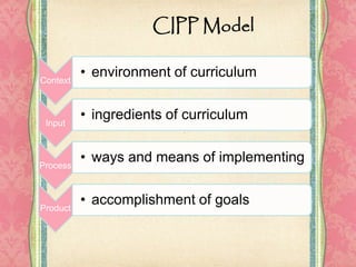 Components of Curriculum | PPTX