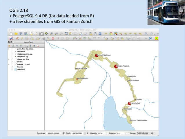 Visualizing the frequency of transit delays using QGIS and the Leaflet ...