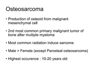 Pearr osteosarcoma | PPT