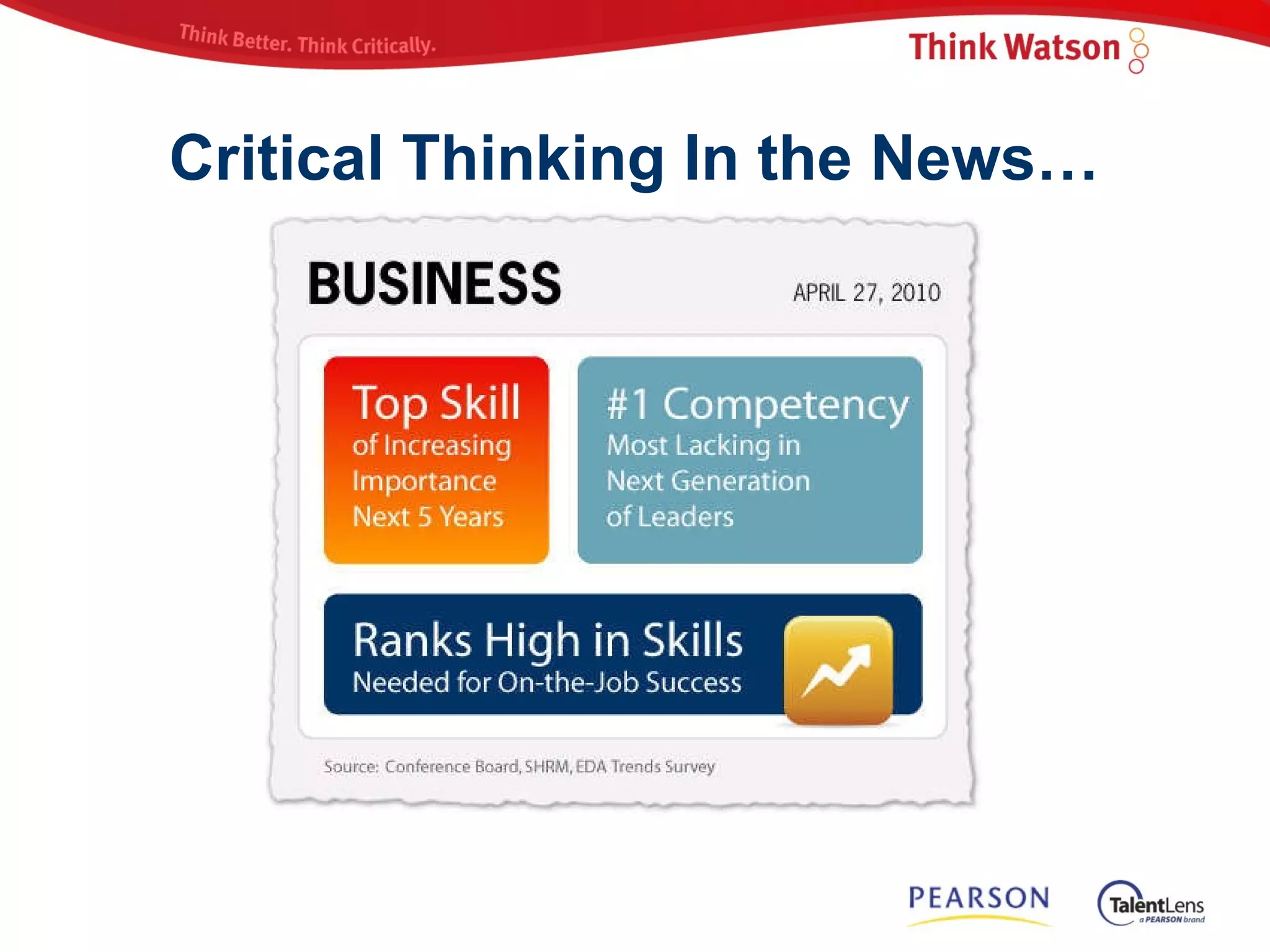Applied Critical Thinking: Developing Problem Solvers & Efficient ...