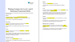 FS English Level 2 – March 16, 2023 (Writing Format, purpose and ...
