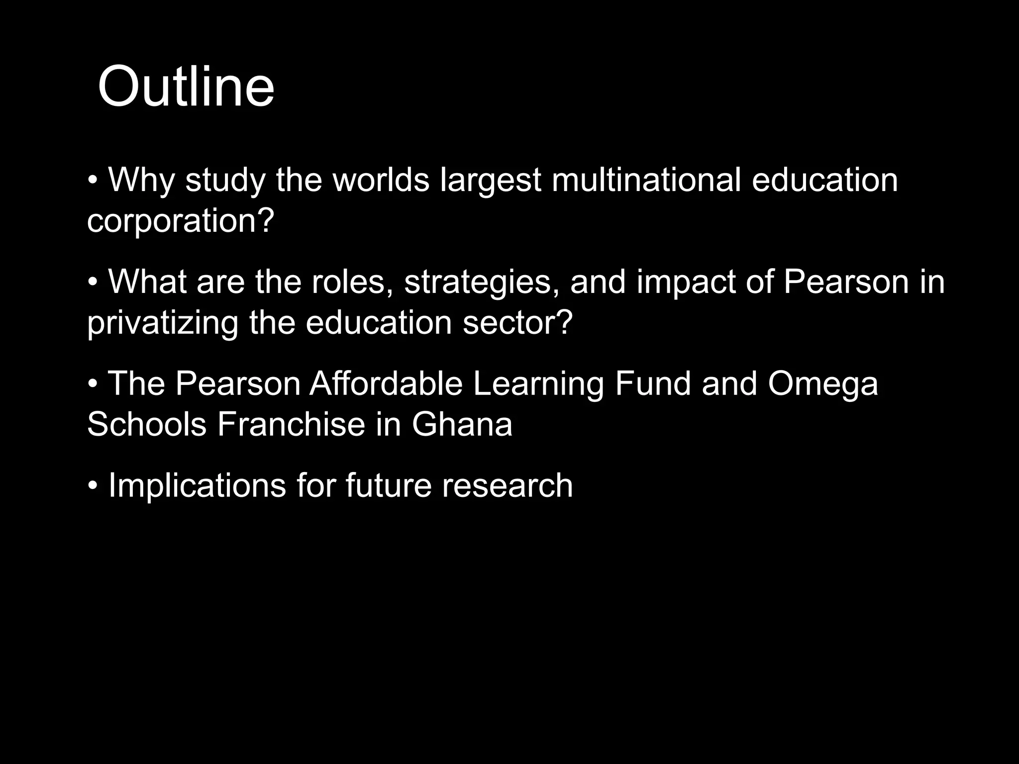 Pearson a case study of corporate led privatizations and profiteering ...