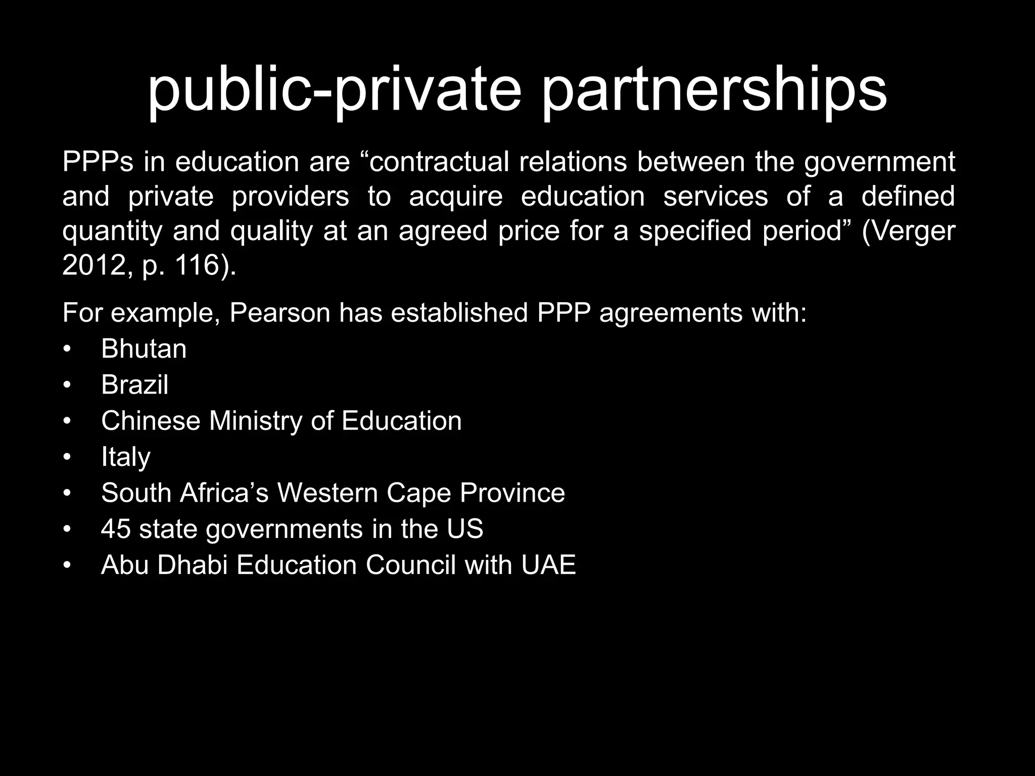Pearson a case study of corporate led privatizations and profiteering ...