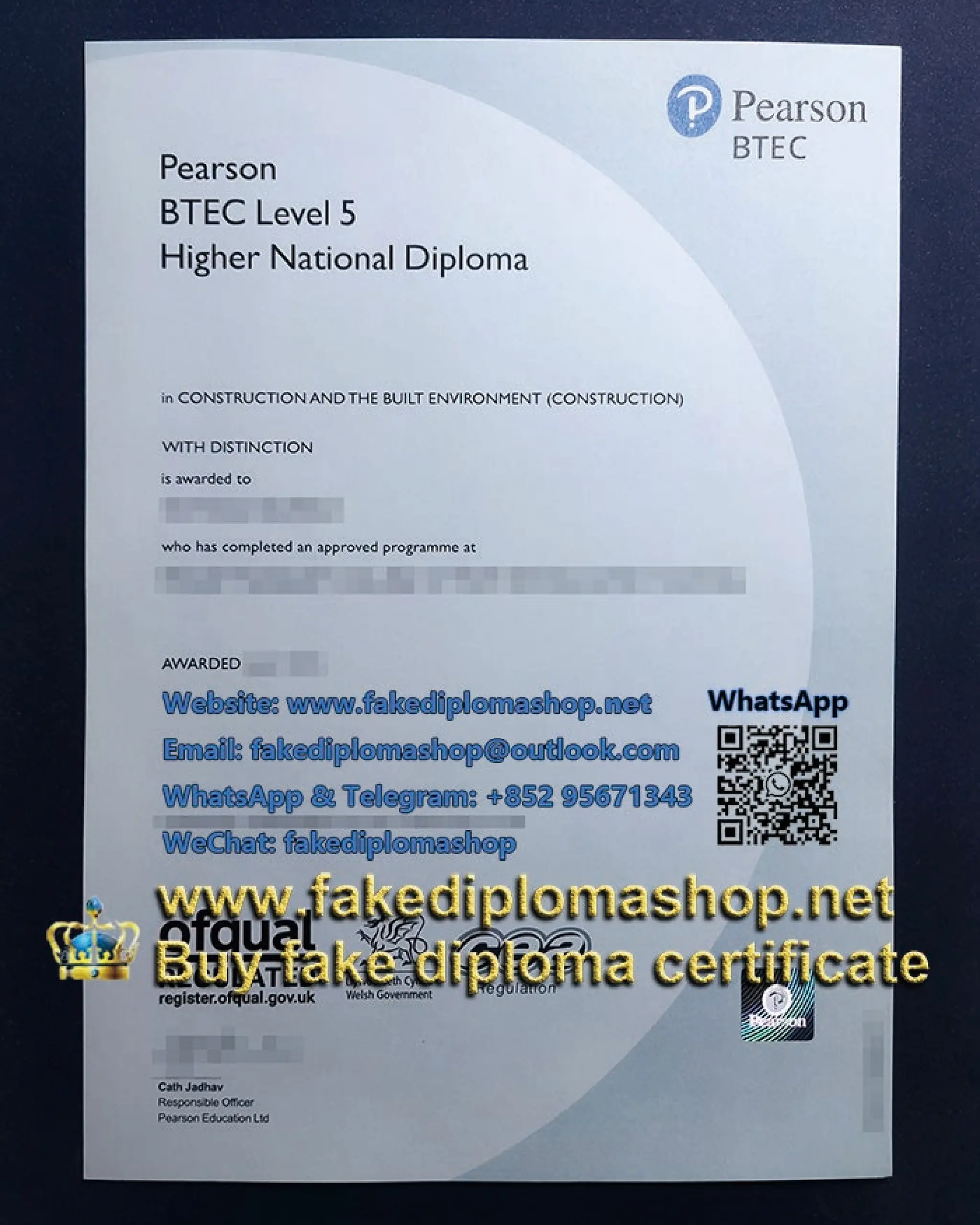 Pearson BTEC level 5 HND diploma certificate design | PDF