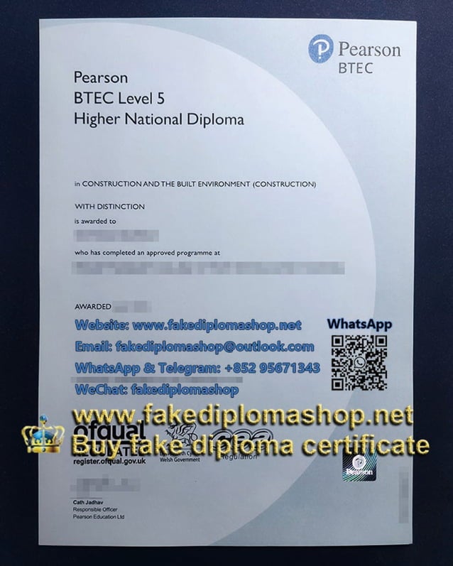 Pearson BTEC level 5 HND diploma certificate design | PDF