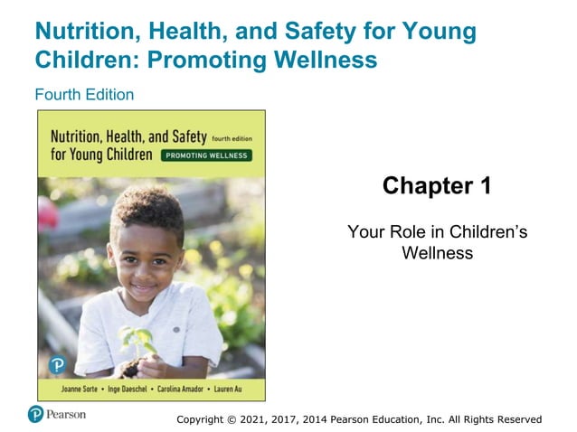 PEARSON CHAPTER 1 CHILD WELL BEING.pptx | Daycare and Pre-School ...