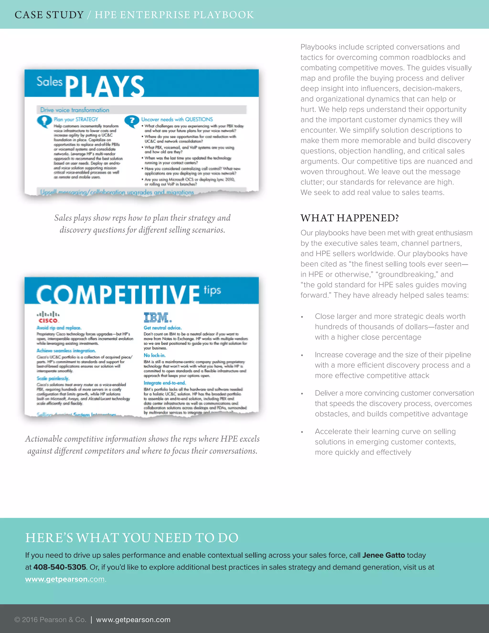 HPE Enterprise Playbook Case Study | PDF