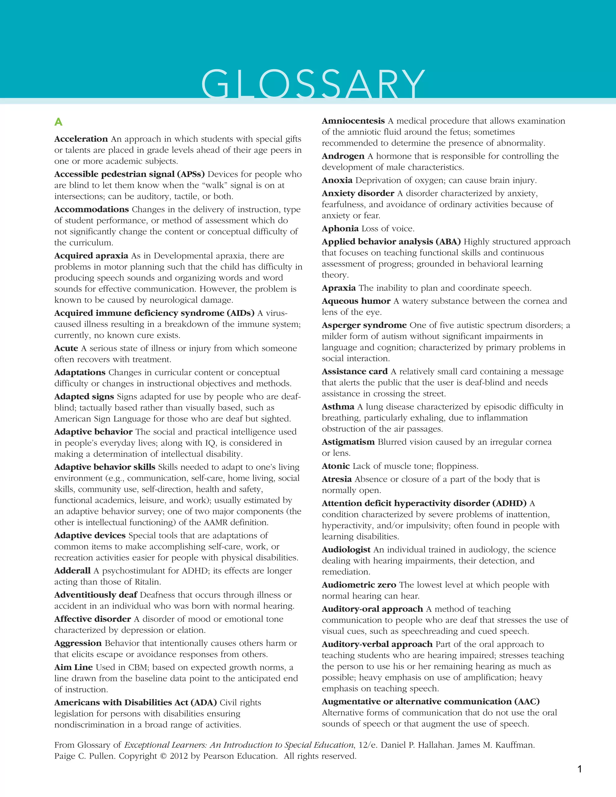 (Pearson custom library) Daniel P. Hallahan, James M. Kauffman, Paige C ...
