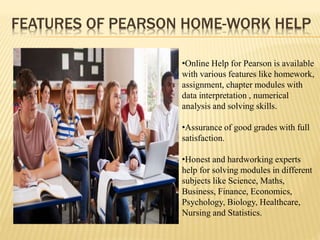 Pearson homework help | PPT