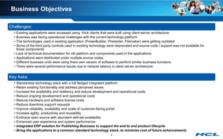 Inventory and manufacturing system migration - case study | PPTX | Web Development | Internet