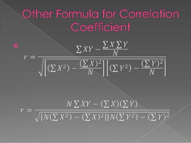 Pearson product moment correlation