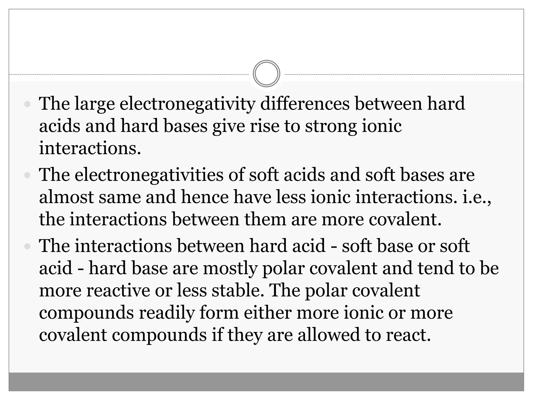 Pearson's HSAB Theory | PPTX
