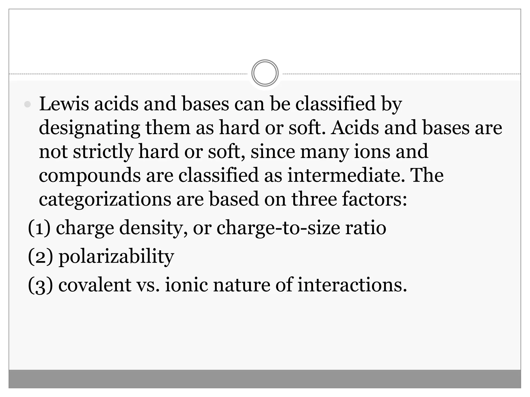 Pearson's HSAB Theory | PPTX