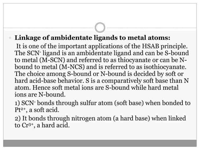 Pearson's HSAB Theory | PPTX