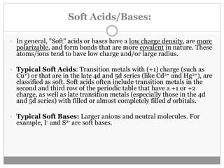 Pearson's HSAB Theory | PPTX