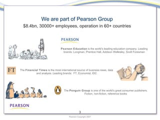 Pearson talent assessment corporate presentation | PPT